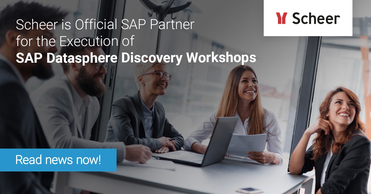 Scheer is official SAP Partner for the execution of SAP Datasphere ...
