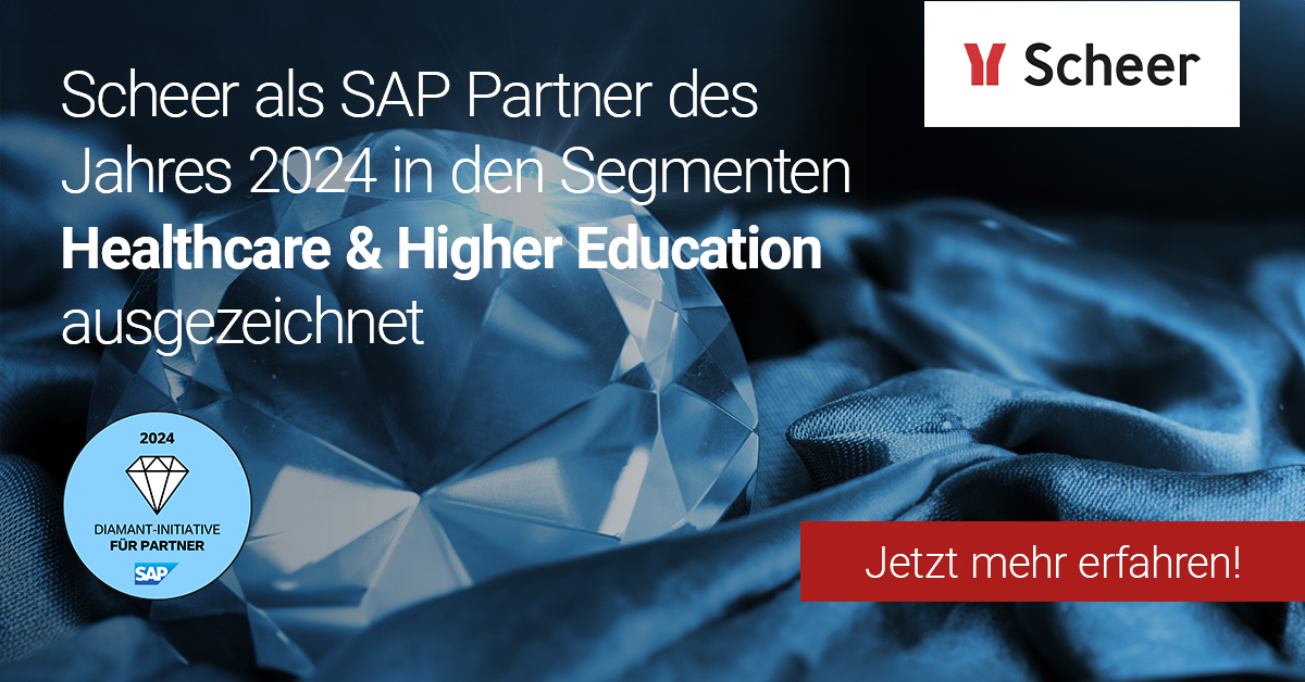 Scheer als SAP Partner des Jahres 2024 in den Segmenten Healthcare ...