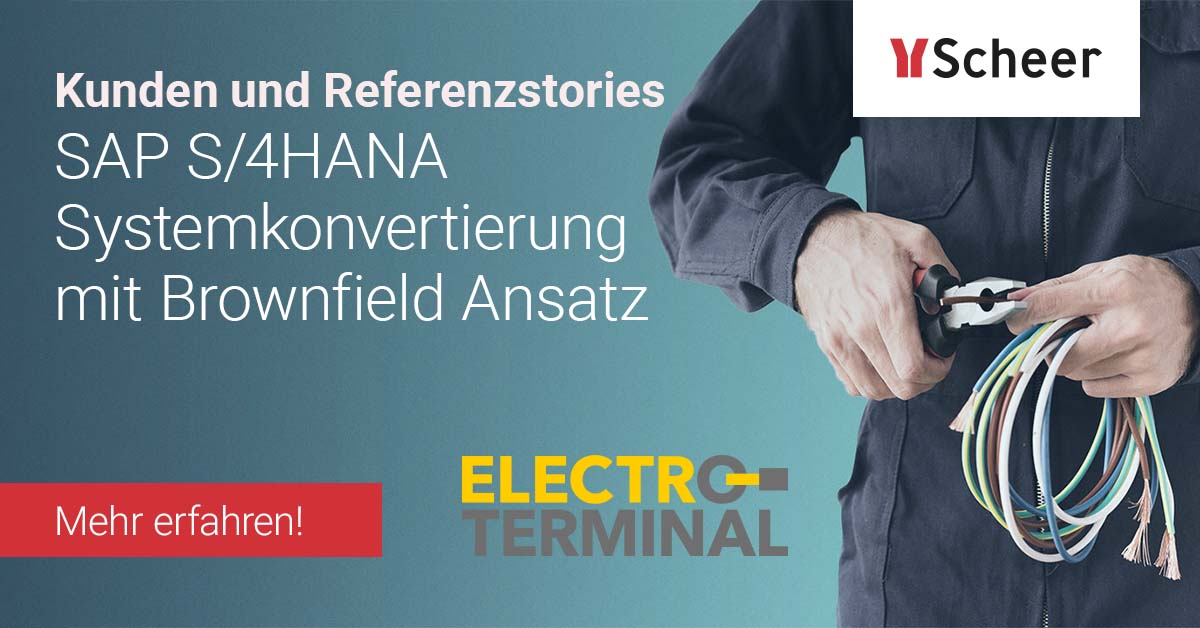 Customer Success Story | Electro Terminal | Scheer GmbH
