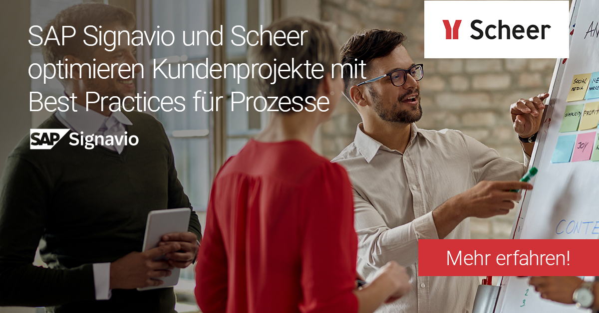SAP Signavio und Scheer optimieren Kundenprojekte mit Best Practices für Prozesse | Scheer IDS
