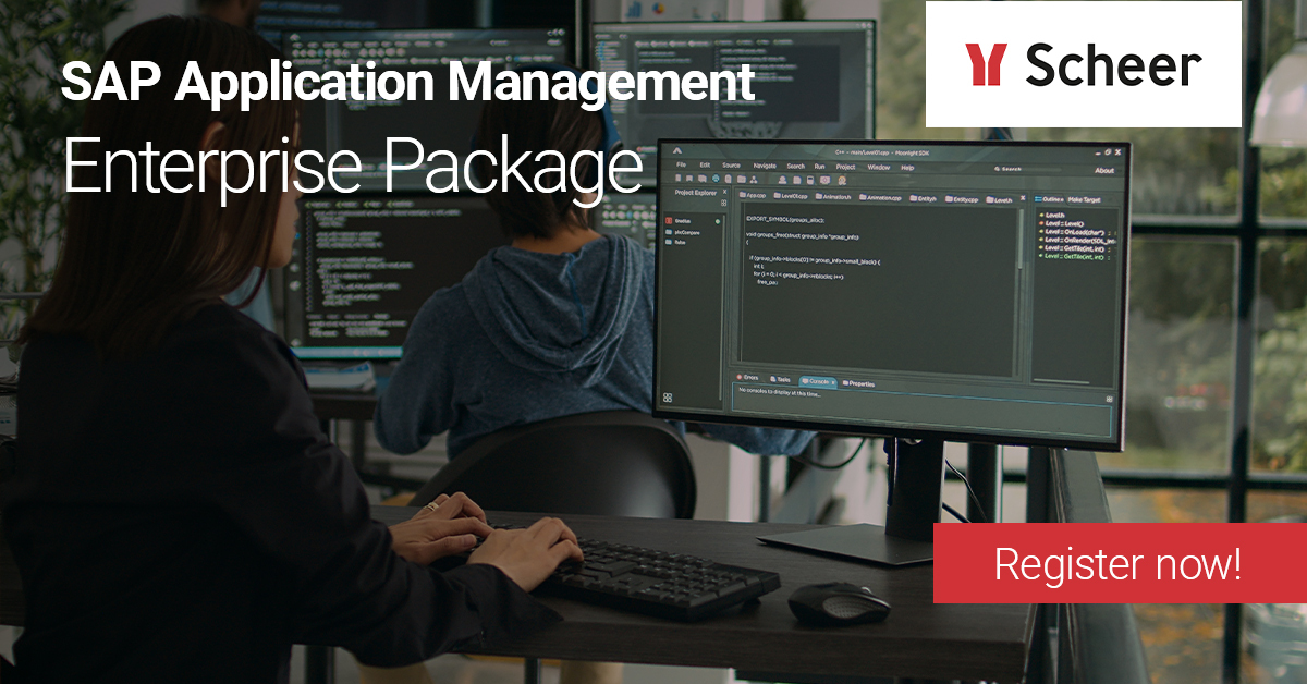 Enterprise package contact form | Scheer IDS