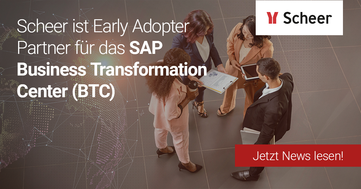 Scheer ist Early Adopter Partner für das SAP Business Transformation ...