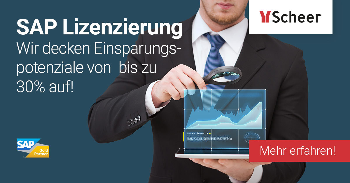SAP Lizenzen für Ihr Unternehmen | Scheer IDS