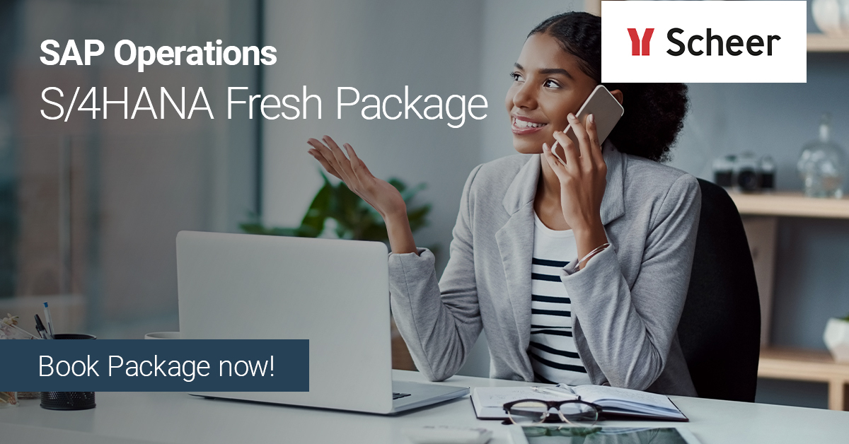 Contact Form S/4HANA Fresh Package | Scheer IDS