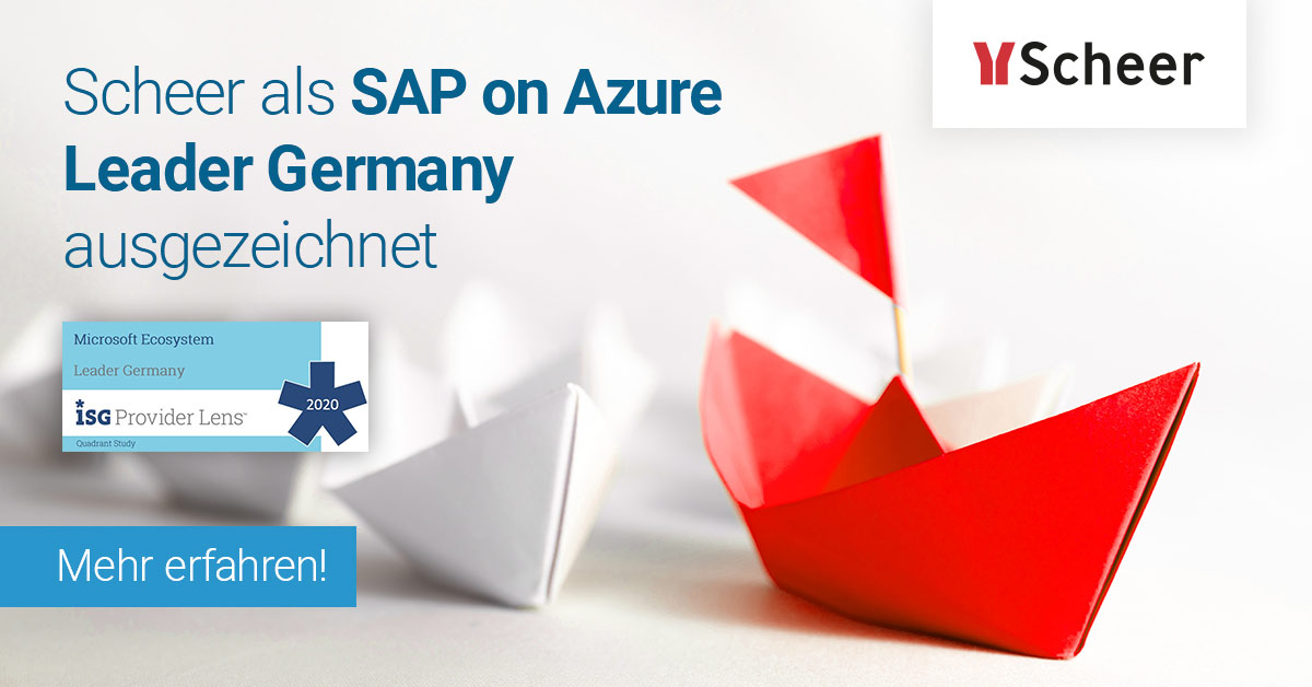 Scheer als SAP on Azure Leader Germany ausgezeichnet | Scheer IDS
