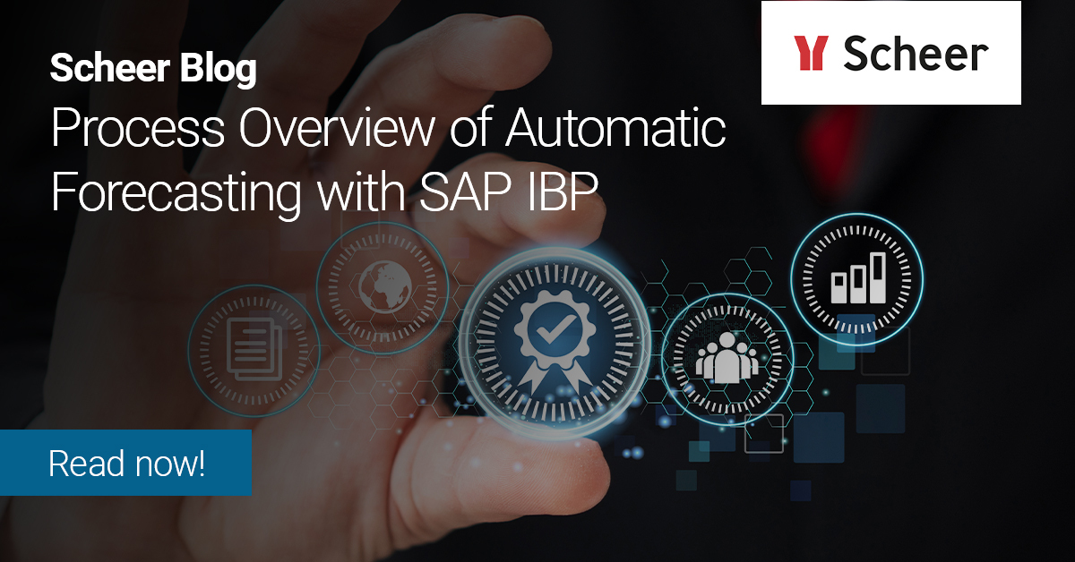 Process overview of automatic forecasting with SAP IBP | Scheer IDS