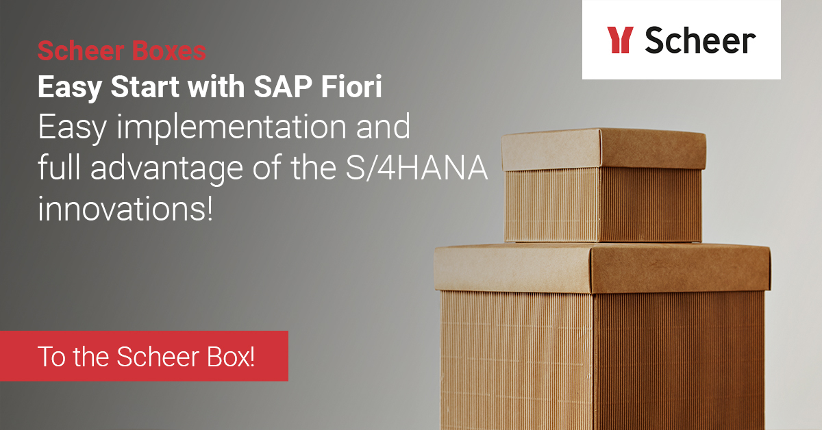 Easy Start with SAP Fiori - Starter Kit | Scheer IDS