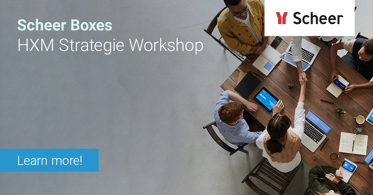 Scheer Box: HXM Strategy Workshop | Scheer GmbH