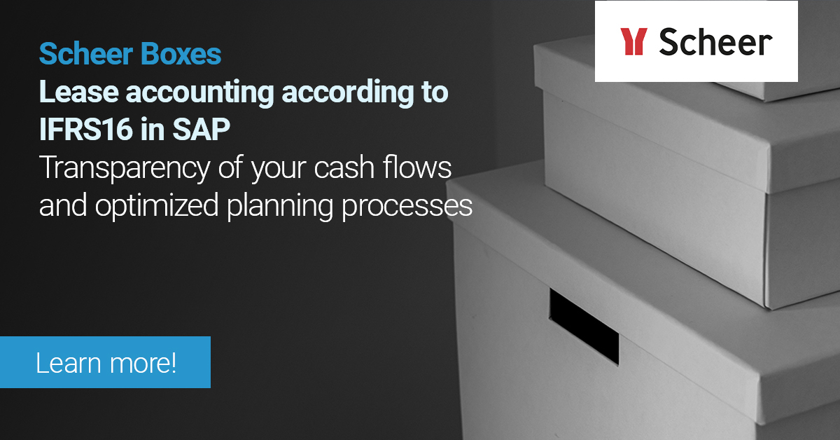 SAP IFRS16 - Starter Kit | Scheer IDS