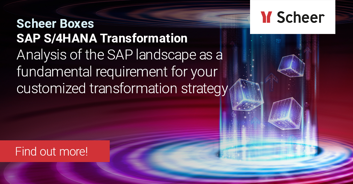 SAP S/4HANA Transformation - Starter Kit | Scheer IDS