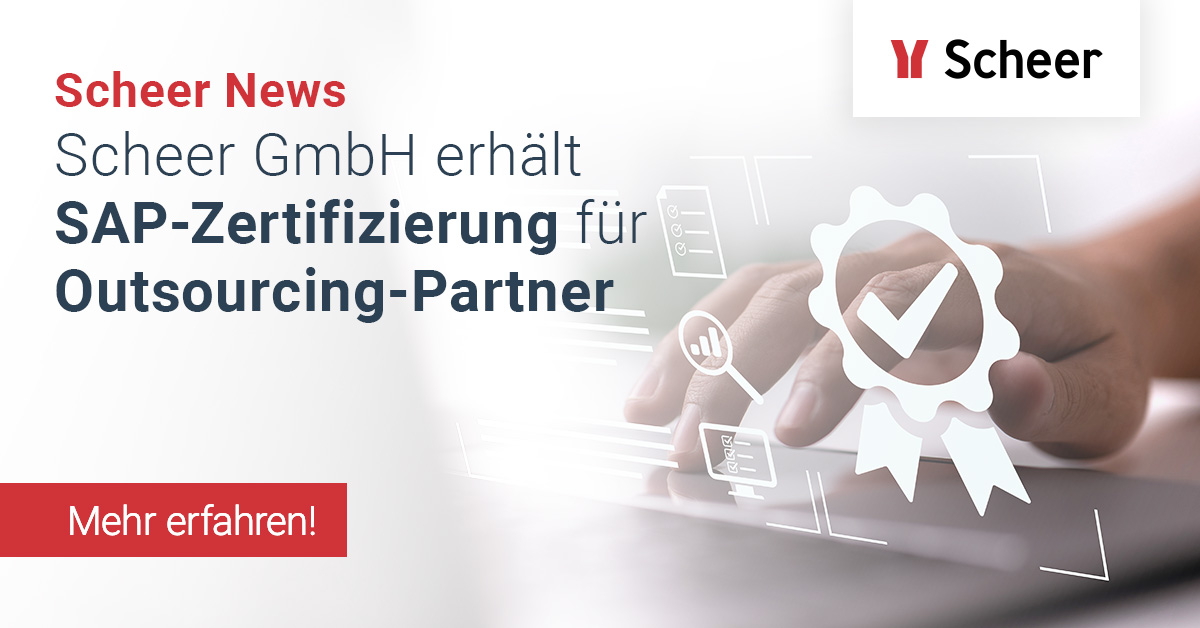 Scheer GmbH Achieves SAP® Certification for Outsourcing Partners ...