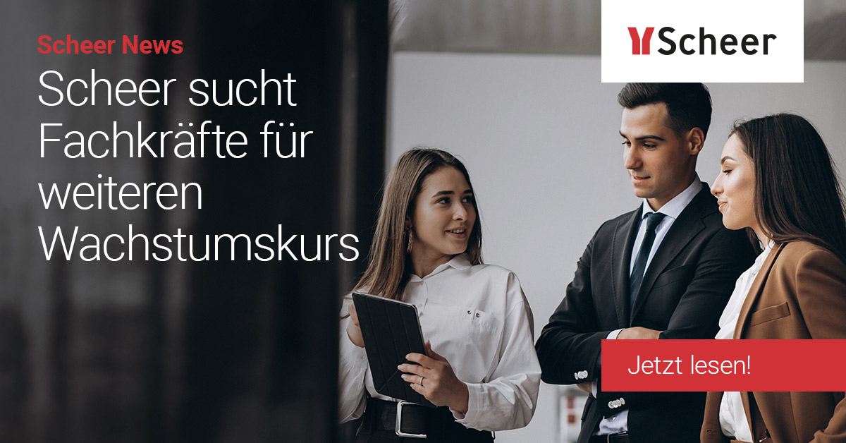 Scheer is Looking for Specialists for Further Growth