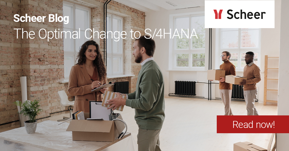The optimal change to S/4HANA | Scheer IDS