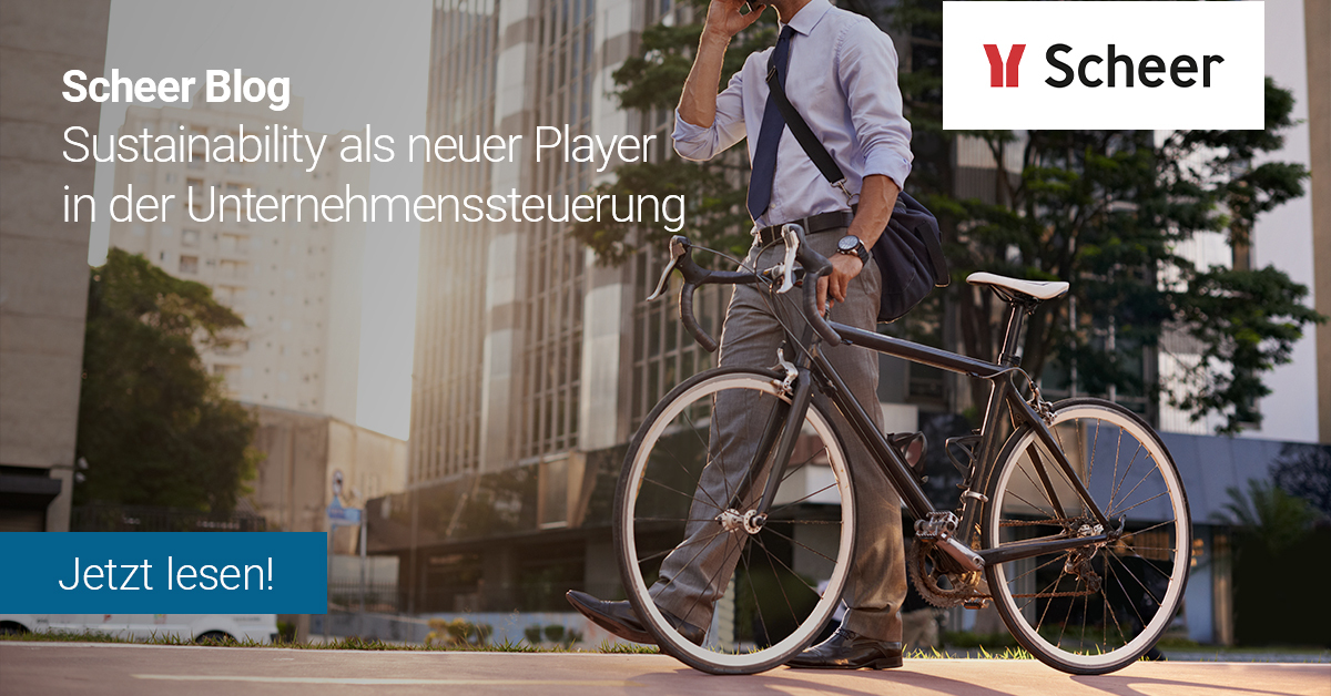 Sustainability als neuer Player in der Unternehmenssteuerung | Scheer IDS