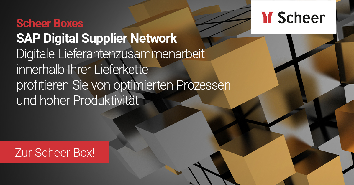 SAP Digital Supplier Network - Starter Kit | Scheer IDS
