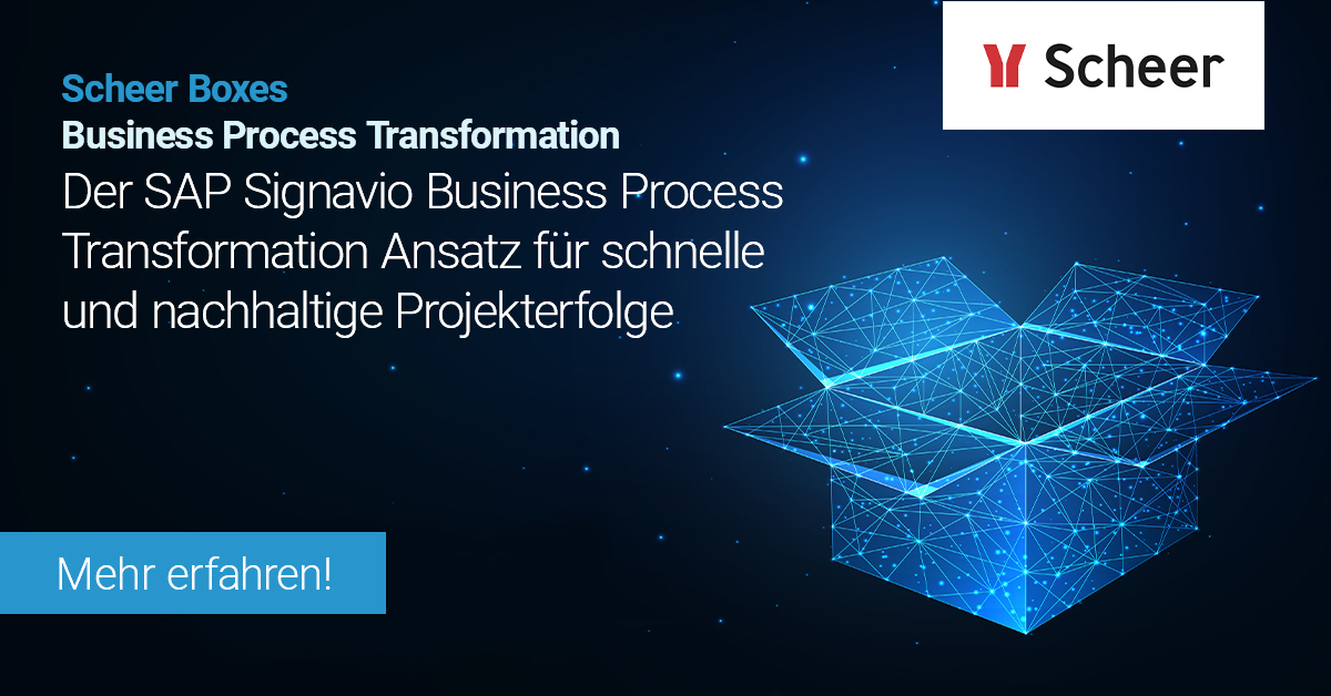 Starter Kit: Business Process Transformation | Scheer IDS