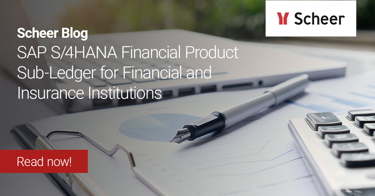SAP S/4HANA Financial Product Sub-Ledger for Financial and Insurance ...