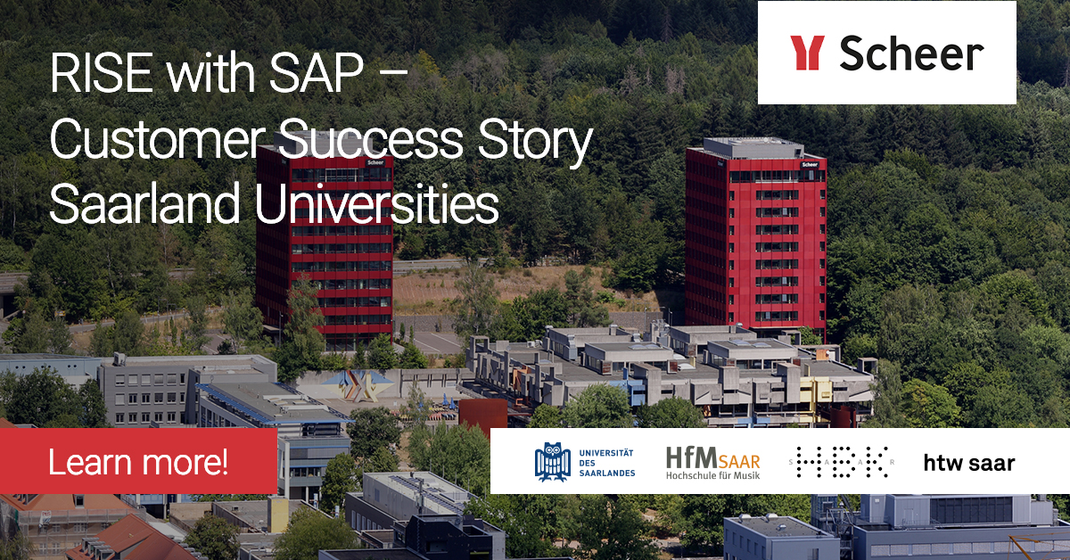 Customer Success Story | Saarland University | Scheer IDS