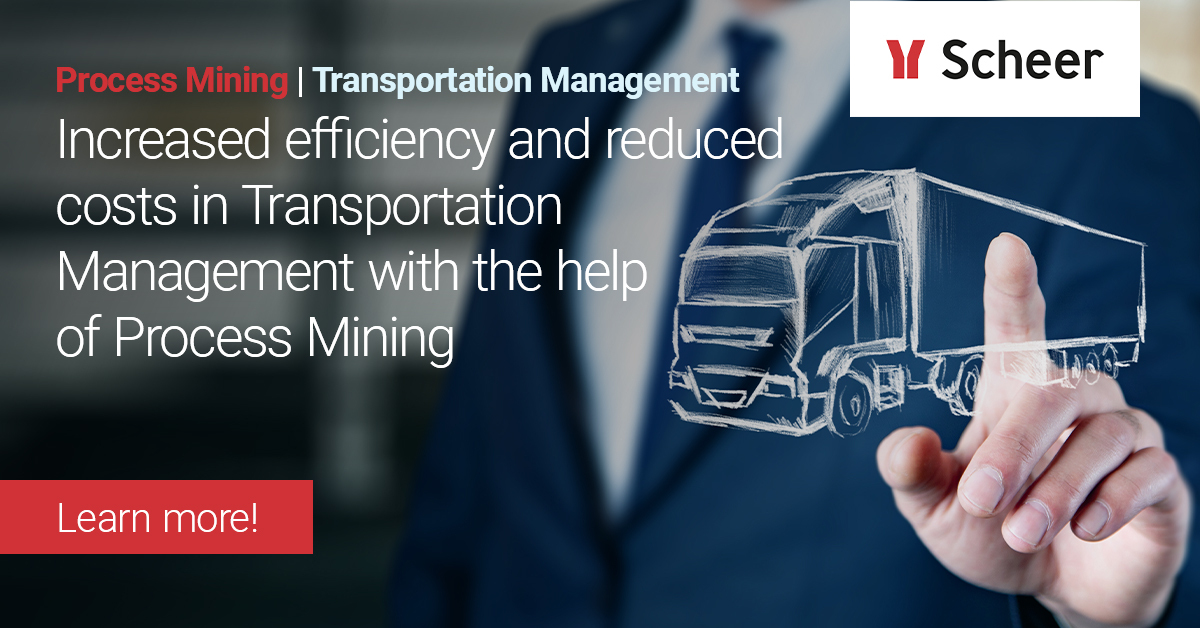 More Efficiency in Transportation Management Through Process Mining | Scheer IDS