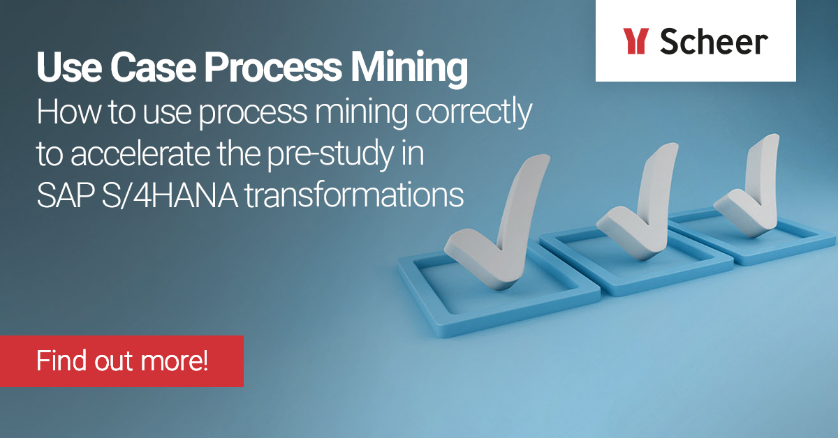 Use Case Process Mining: S/4HANA Transformation - Pre-study | Scheer IDS