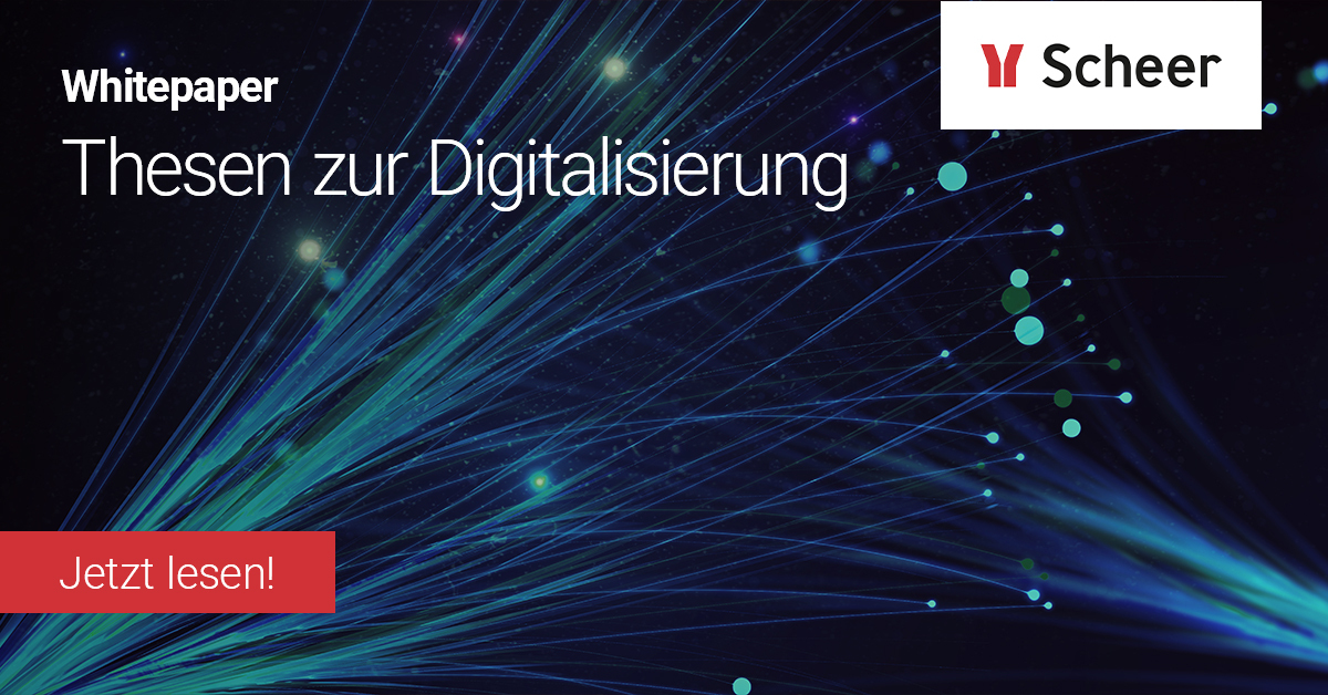 Scheer Whitepaper Thesen zur Digitalisierung | Scheer IDS